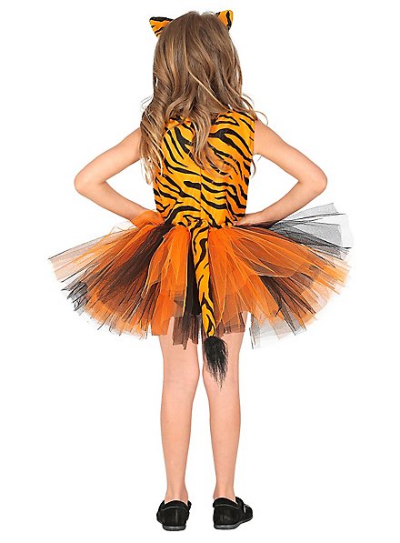 Little tiger costume for girls - maskworld.com
