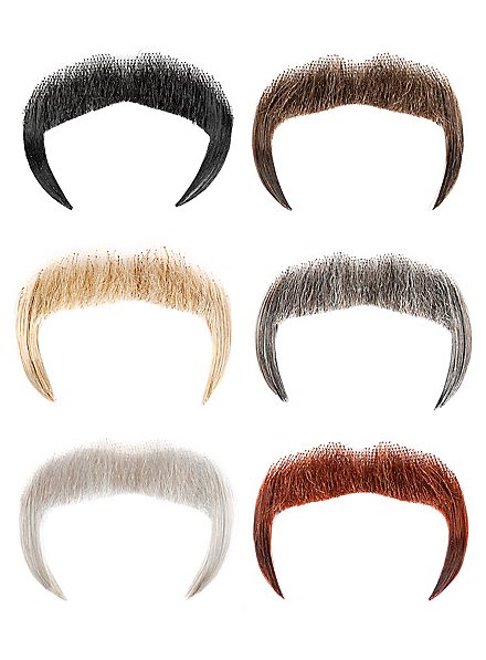 Mac Moustache professionnelle en poils véritables - maskworld.com