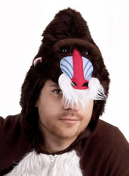 Mandrill Monkey Costume - maskworld.com