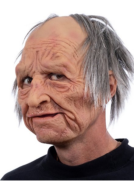 Máscara De Anciano Decrépito De Látex - maskworld.com