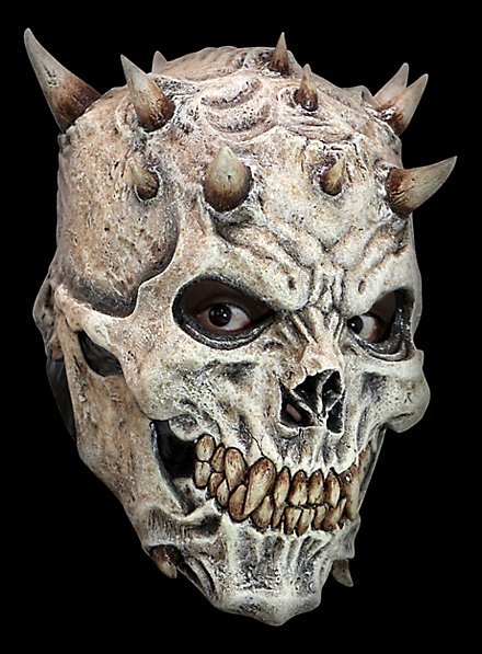 Máscara De Calavera Con Cuernos - maskworld.com