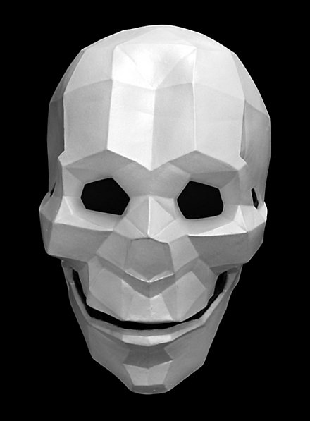 Máscara de Calavera Low Poly | Máscara 3D Skull de Látex comprar online ...