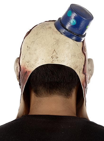 Maschera da clown zombie in lattice - maskworld.com