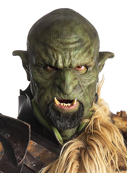 Maschera da orco in silicone senza mento - Rakhattash - maskworld.com