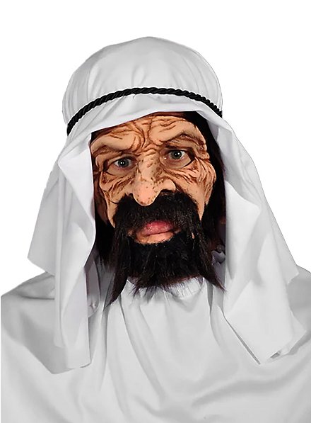Maschera da sceicco dell'olio in lattice - maskworld.com