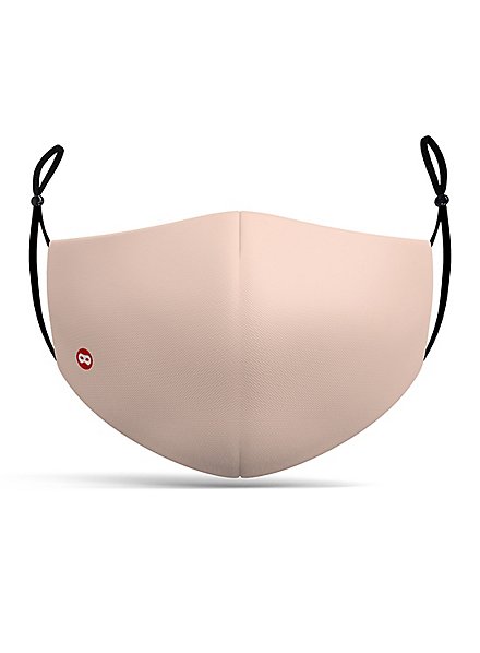 Maschera in tessuto rosa - maskworld.com