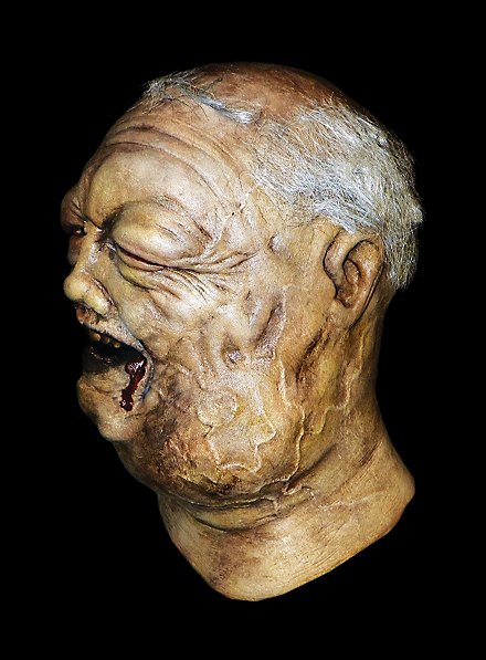 Maschera zombie da fontana di The Walking Dead realizzata in lattice ...