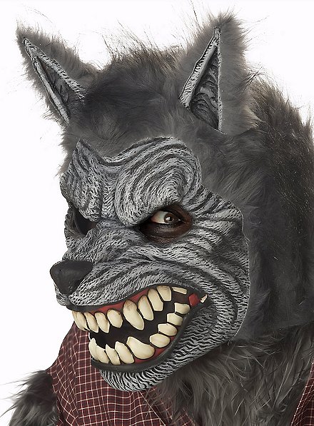 Masque grimace de loup-garou - maskworld.com