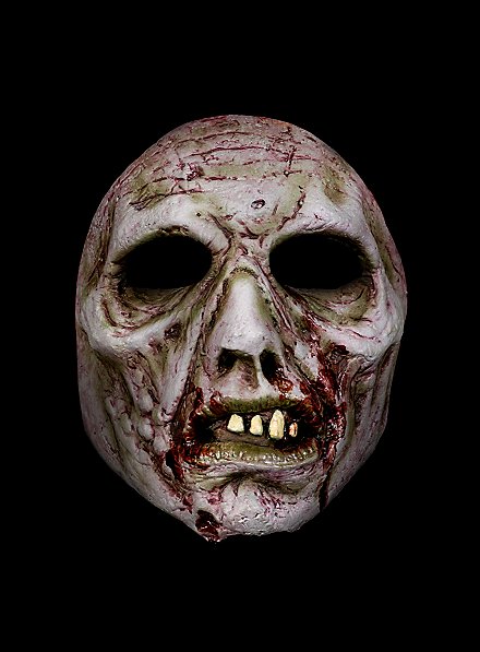 Mezza maschera horror Maschera da zombie in decomposizione maskworld ...