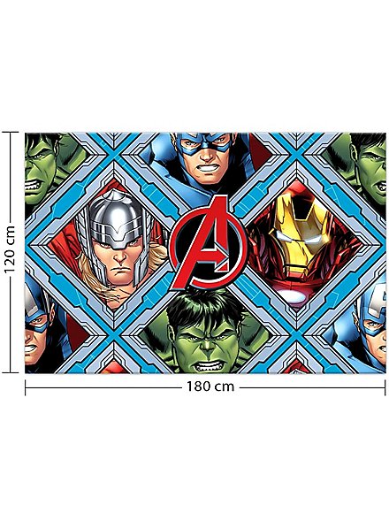 Mighty Avengers party table cloth - maskworld.com