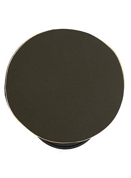 Military Cap – Green with Triple Gold Piping - maskworld.com