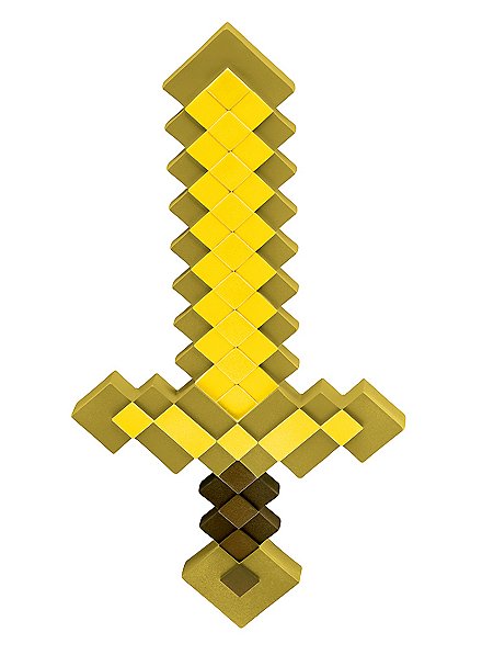 Minecraft - gold sword toy weapon - maskworld.com