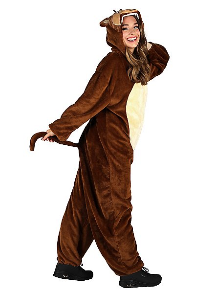 Monkey costume jumpsuit - maskworld.com