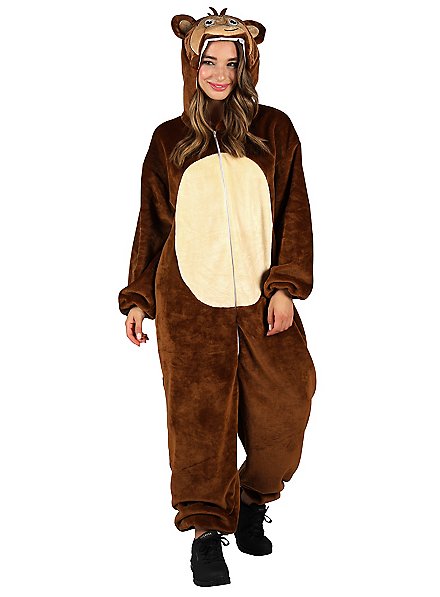Monkey costume jumpsuit - maskworld.com