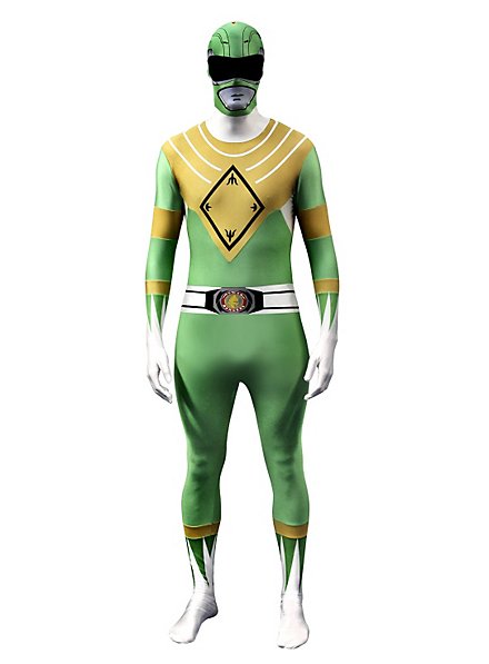 Morphsuit Green Power Ranger Full Body Costume - maskworld.com