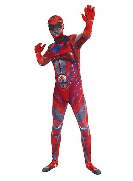 Morphsuit Power Rangers Movie costume intero rosso - maskworld.com
