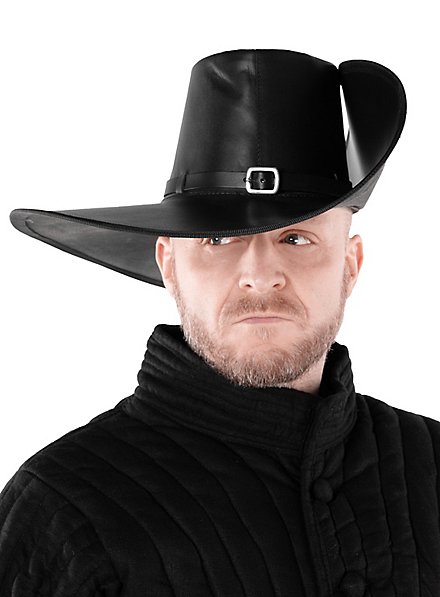 Musketier Leren Hoed - maskworld.com