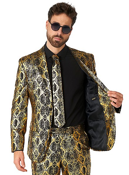 OppoSuit Tuta in serpente lucido - maskworld.com