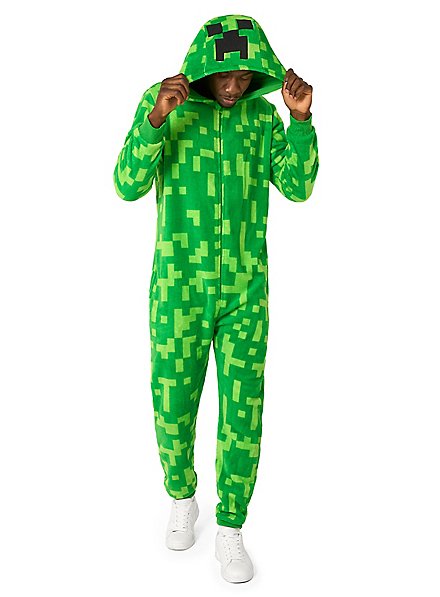 OppoSuits Minecraft Creeper Onesie - maskworld.com