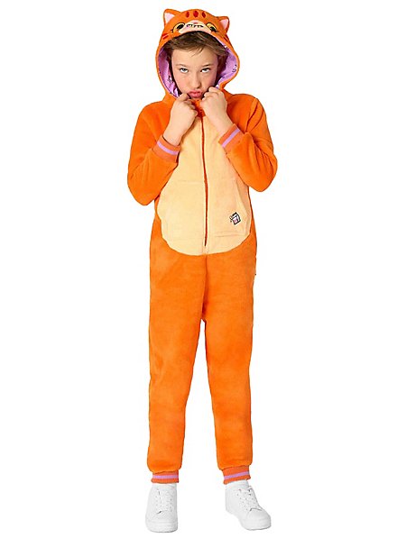 OppoSuits Red Cat Onesie for Kids - maskworld.com