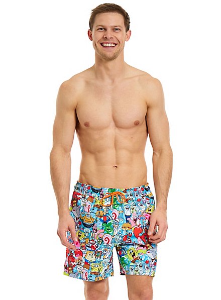OppoSuits Spongebob Frenzy swimming trunks - maskworld.com