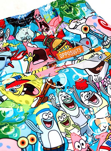 OppoSuits Spongebob Frenzy swimming trunks - maskworld.com