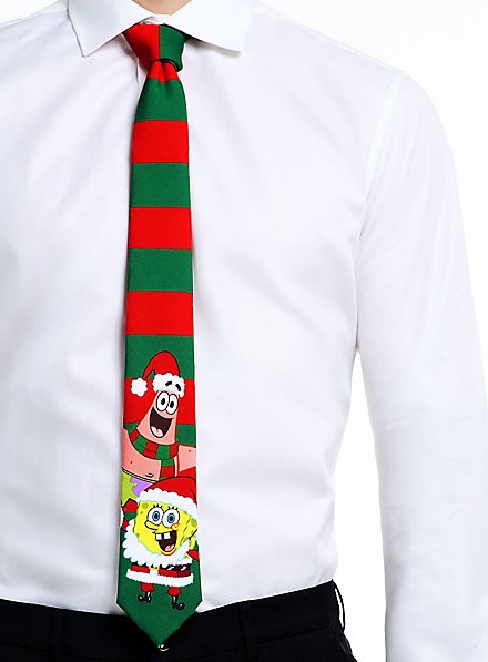 OppoSuits Spongebob tie - Christmas - maskworld.com