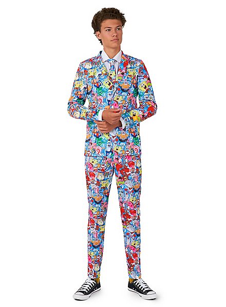 OppoSuits Teen SpongeBob Frenzy suit for teenagers - maskworld.com