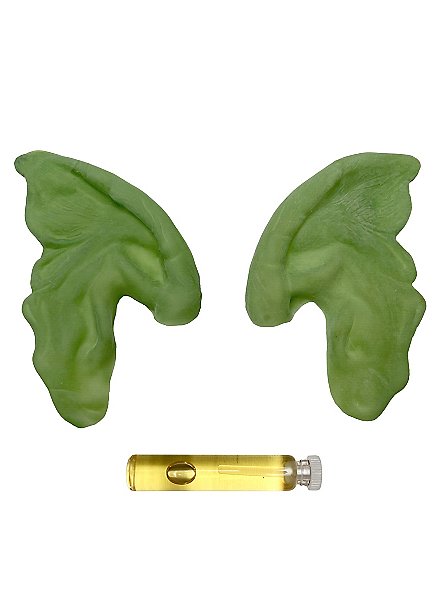 Orecchie da orco strappate verdi - maskworld.com