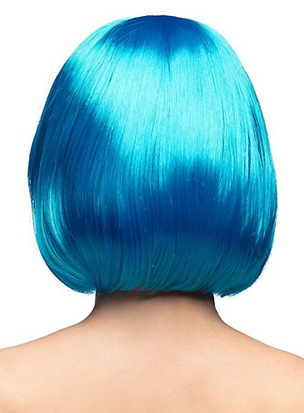 Pageboy Wig icy blue - maskworld.com