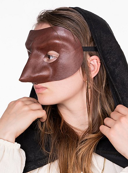 Pantalone de cuoio Commedia dell´Arte Leather Mask - maskworld.com
