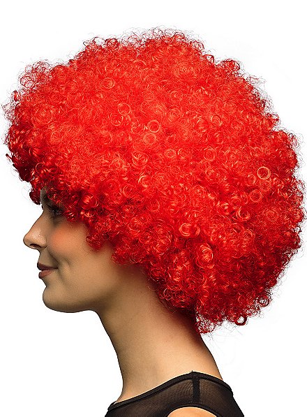 Parrucca Afro XXL rossa - maskworld.com