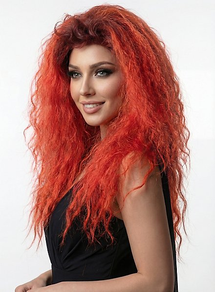 Parrucca con criniera rossa selvaggia - maskworld.com