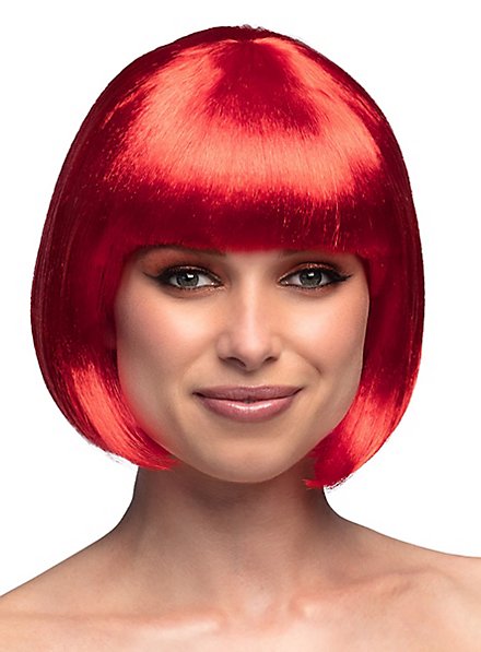 Parrucca rossa con taglio da paggio - maskworld.com