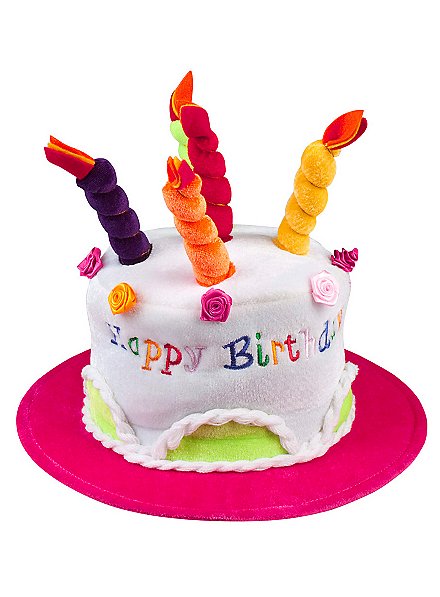 Party hat birthday cake - maskworld.com