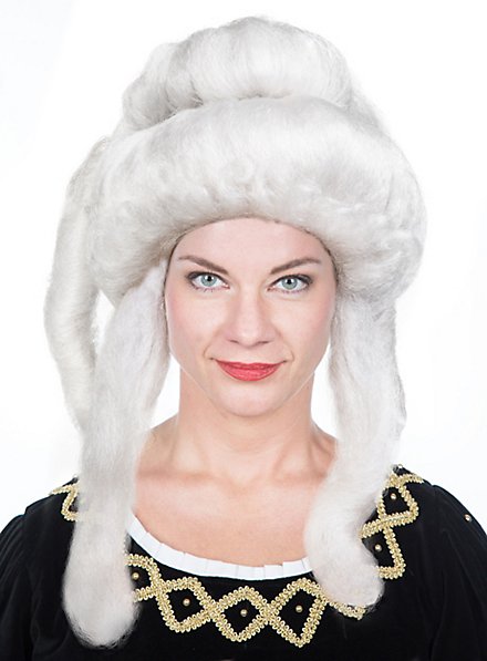 Peluca Barroca Con Moño - maskworld.com