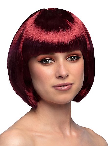 Peluca Corte Paje Castaño Rojizo - maskworld.com