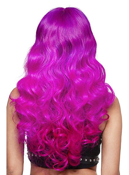 Perruque Manic Panic - violette, longue, ondulée - maskworld.com