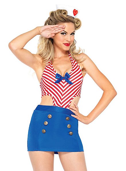 Pin-Up Sailor Costume - maskworld.com
