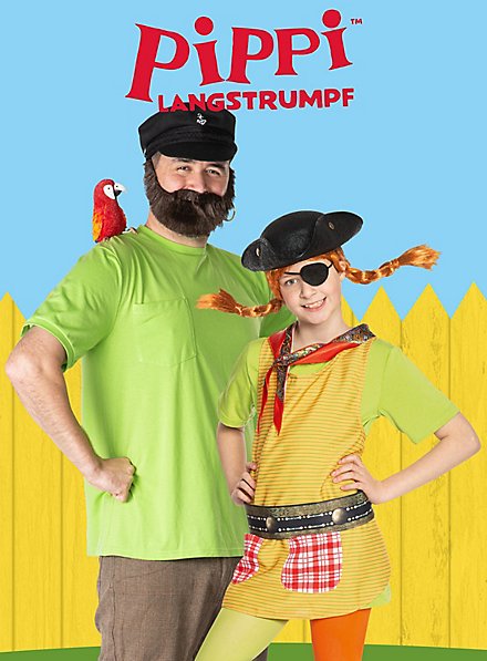 Pippi Longstocking in the South Seas Pirate Costume Accessory Set for ...