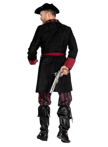 Pirate outfit wine red for men - maskworld.com