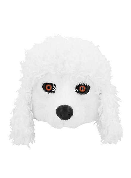 Plush poodle half mask - maskworld.com