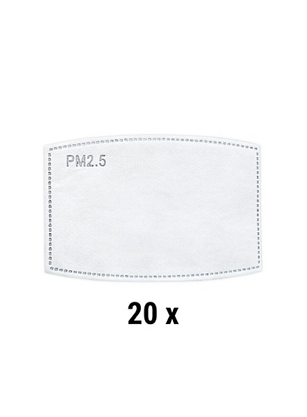 PM 2.5 Filter for fabric masks - 20 pieces - maskworld.com