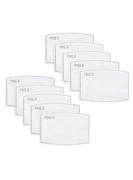 PM 2.5 Filters for fabric masks - 10 pieces - maskworld.com