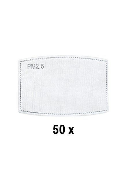 PM 2.5 Filters for fabric masks - 50 pieces - maskworld.com