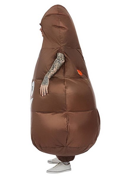 Poop Emoji Inflatable Costume - maskworld.com