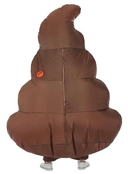 Poop Emoji Inflatable Costume - maskworld.com