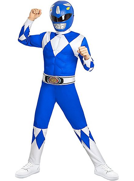 Power Rangers – blauw kostuum voor kinderen - maskworld.com