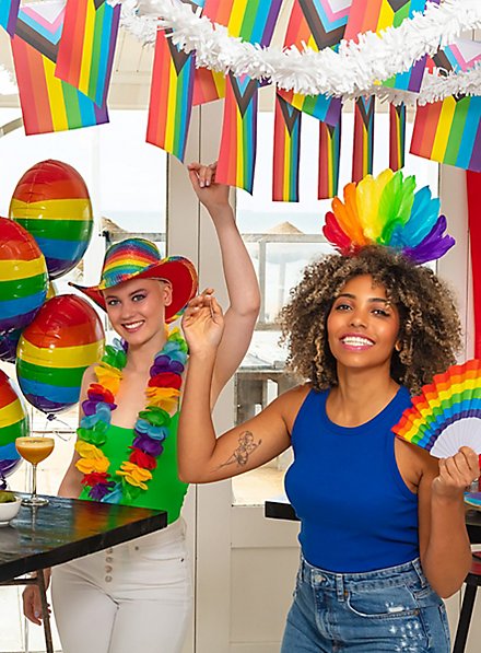 Rainbow cowboy hat - maskworld.com