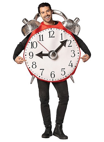 Retro bell alarm clock costume - maskworld.com